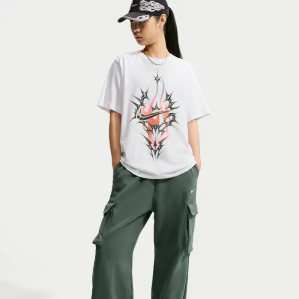 Nike Studio Fleece Medium Weight Oversized High-rise Cargo Pants