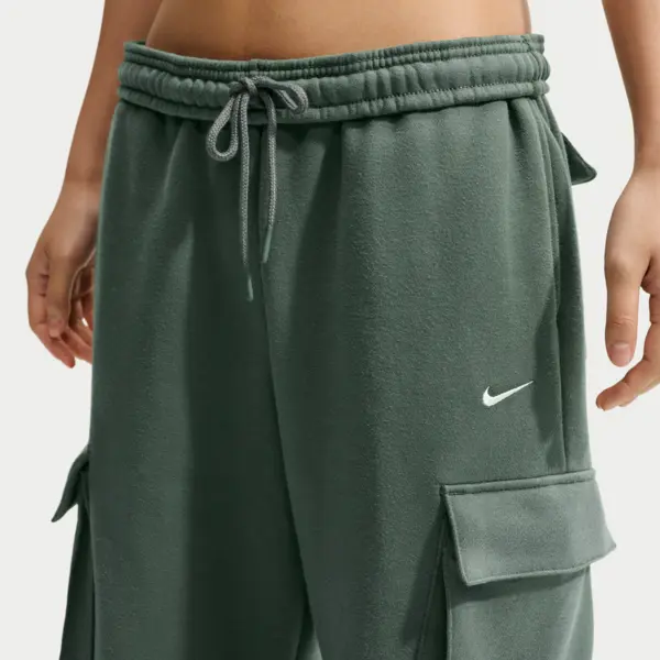 Nike Studio Fleece Medium Weight Oversized High-rise Cargo Pants
