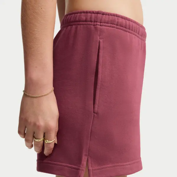 Nike Studio Fleece Lightweight Mid-rise Shorts