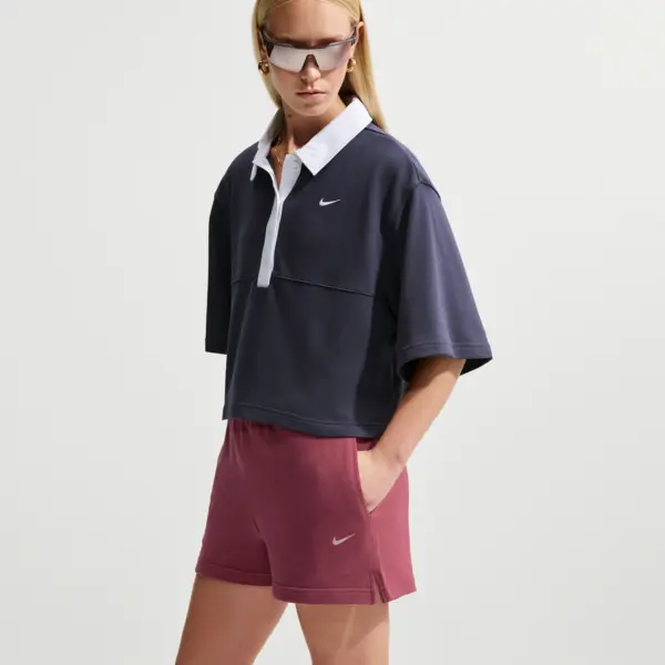 Nike Studio Fleece Lightweight Mid-rise Shorts