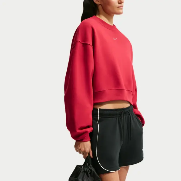 Nike Studio Fleece Medium Weight Oversized Cropped Crew