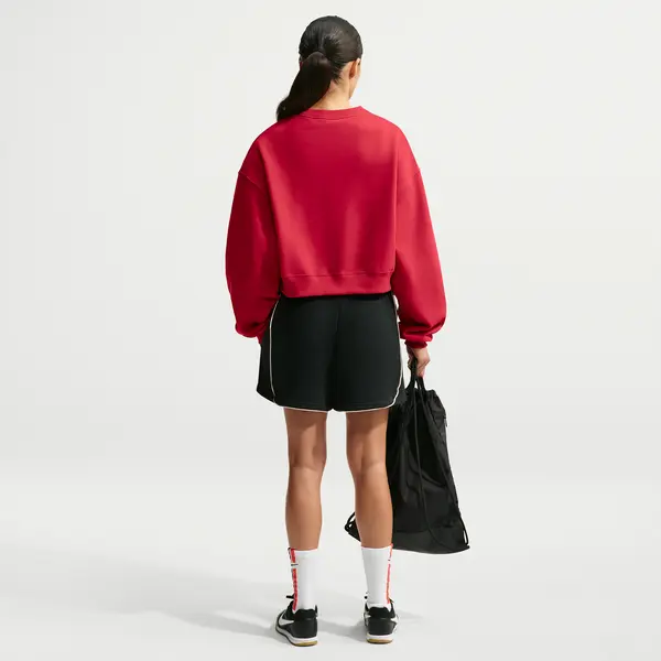 Nike Studio Fleece Medium Weight Oversized Cropped Crew