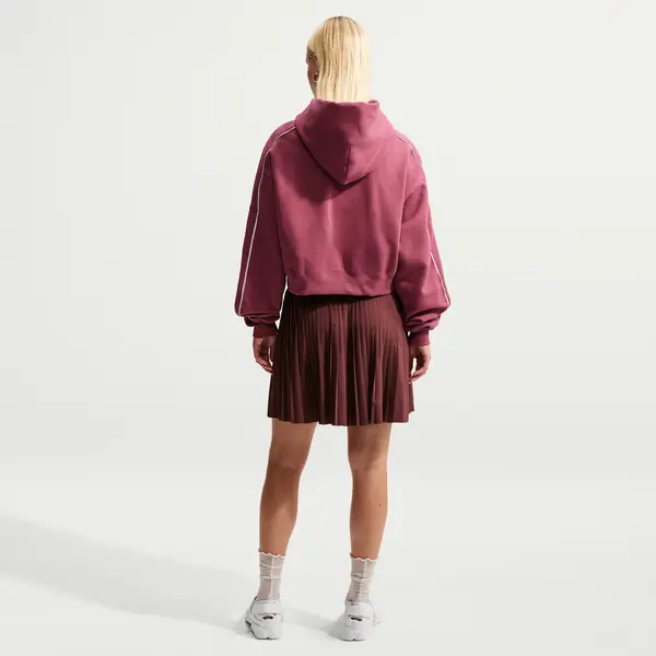 Nike Studio Fleece Medium Weight Cropped Pullover Hoodie