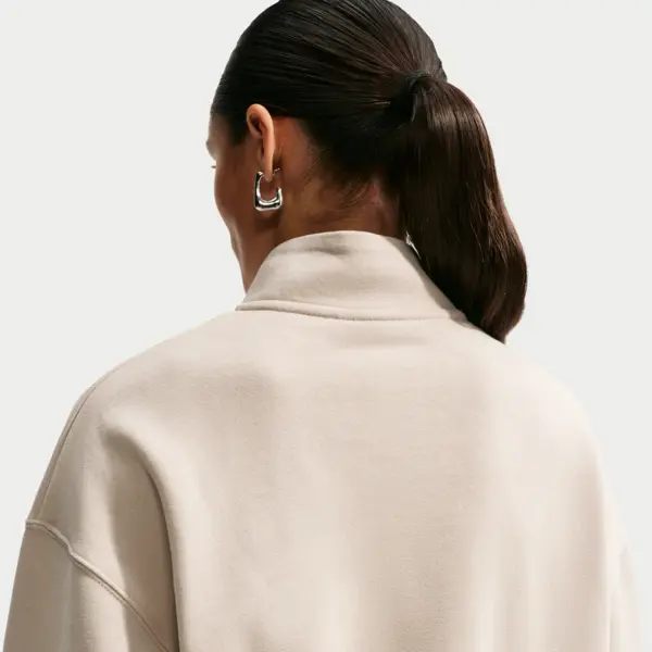 Nike Studio Fleece Cropped 1/4-zip Top