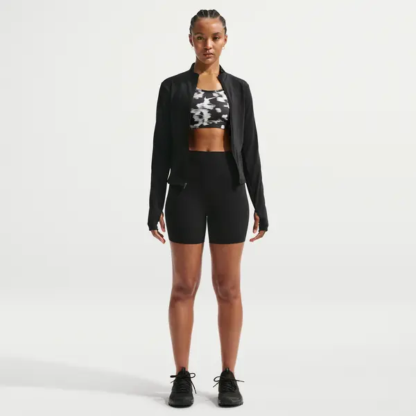 Nike Swoosh Medium-support Padded Printed Sports Bra