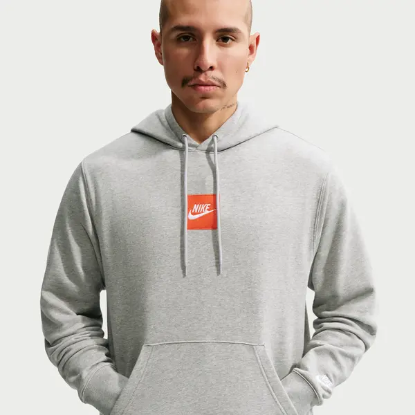Nike Sportswear Club French Terry Hoodie - Grey