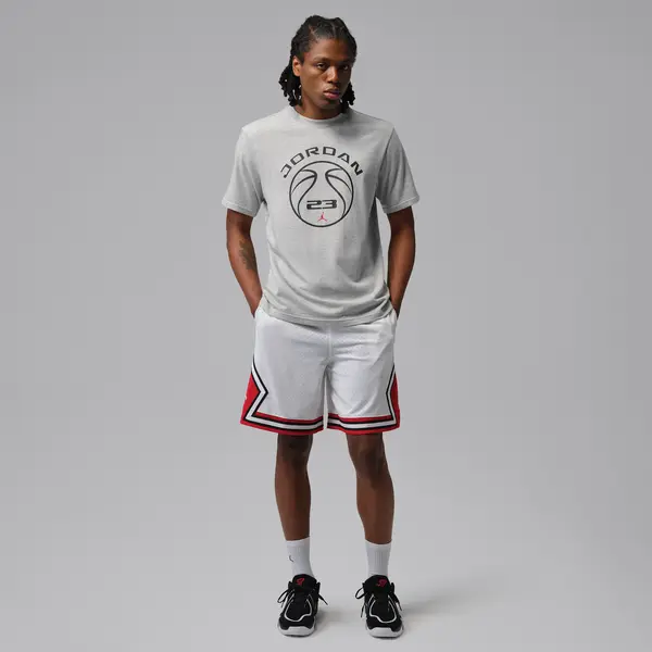 JORDAN Sport Dri-fit Graphic T-shirt - Grey