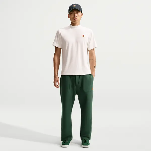 Nike Club Rules Open-hem French Terry Pants - Green