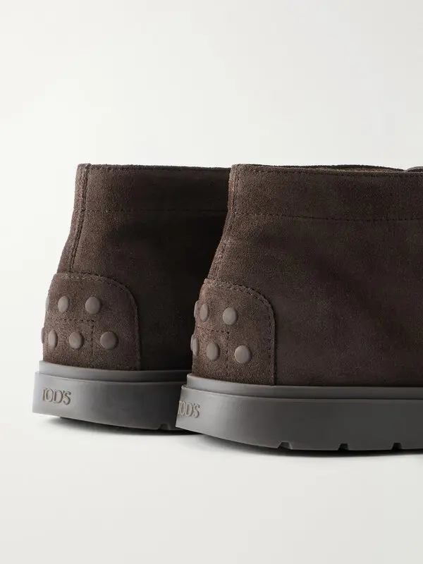 TOD'S Suede Lace-up Boots