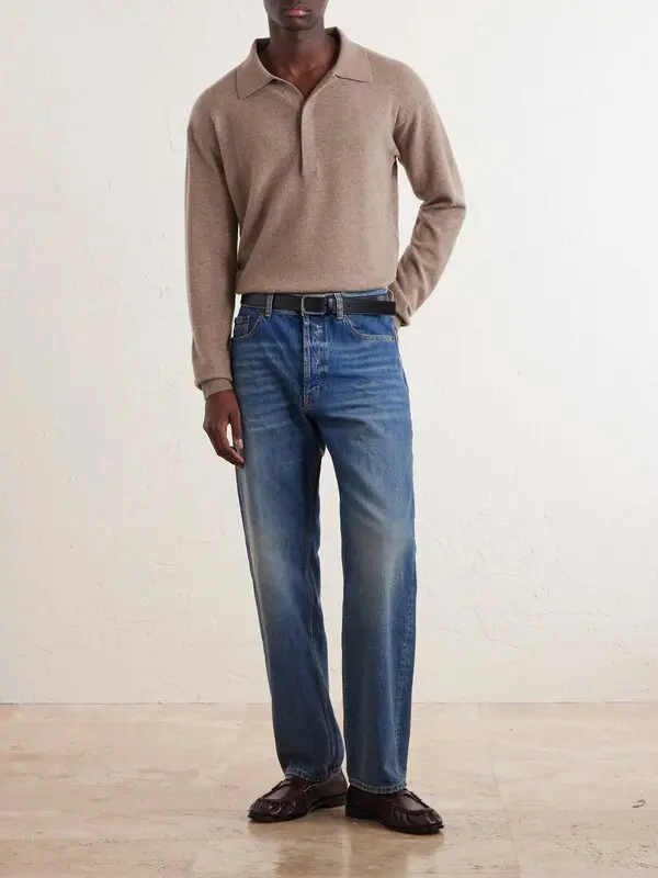 Saint Laurent Wool Polo Sweater