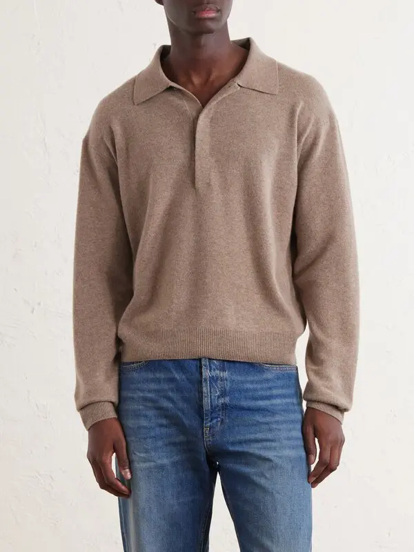 Saint Laurent Wool Polo Sweater