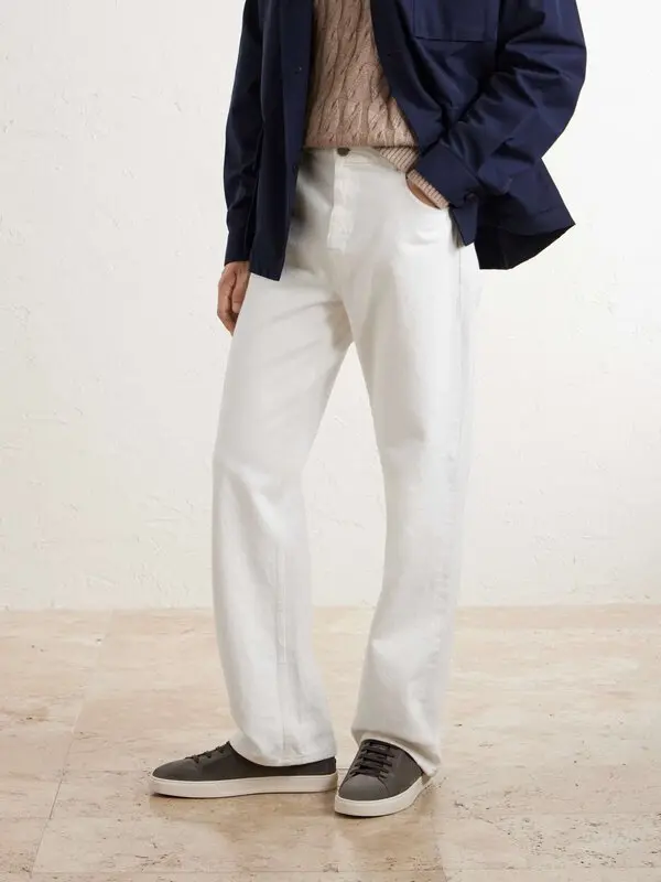 TOD'S Paneled Rubber-trimmed Suede Sneakers