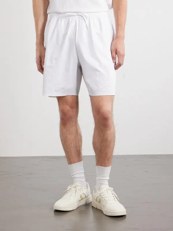 On Court Straight-leg Tennis Shorts - White