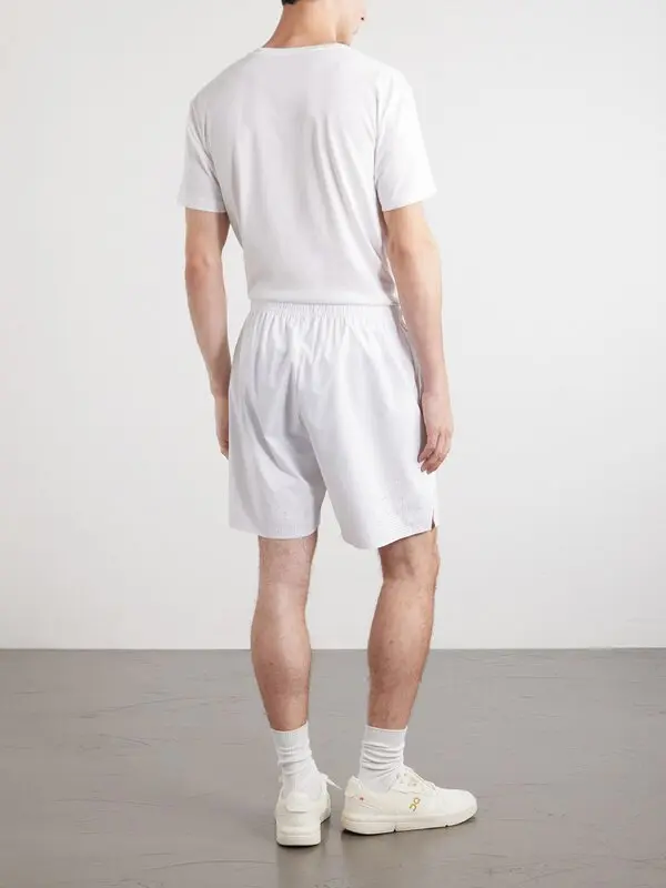 On Court Straight-leg Tennis Shorts - White