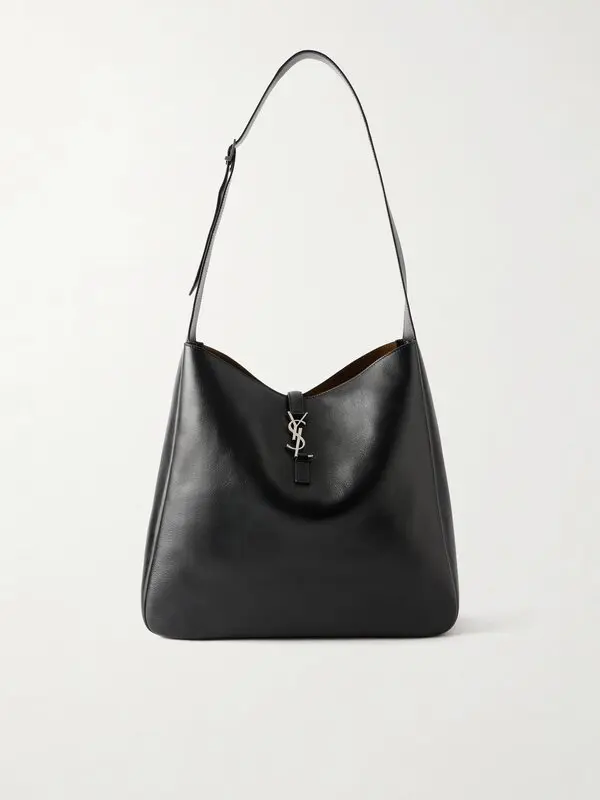 Saint Laurent Le 5 À 7 Logo-embellished Messenger Bag - Black