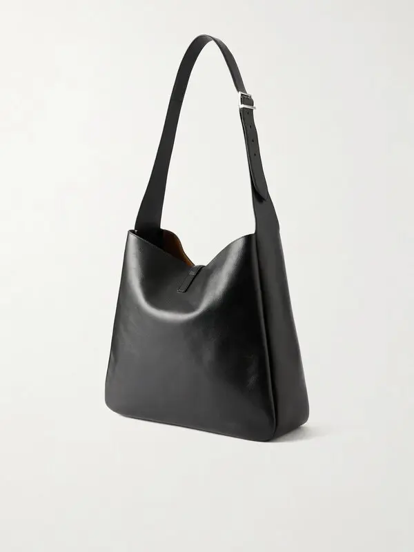 Saint Laurent Le 5 À 7 Logo-embellished Messenger Bag - Black