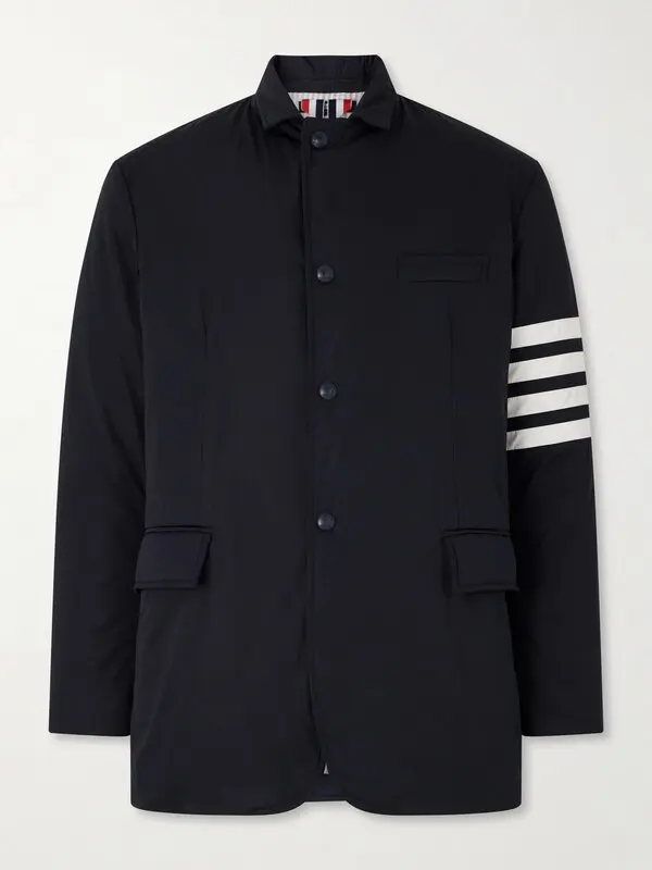 Thom Browne Striped Shell Down Jacket