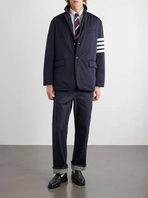 Thom Browne Striped Shell Down Jacket