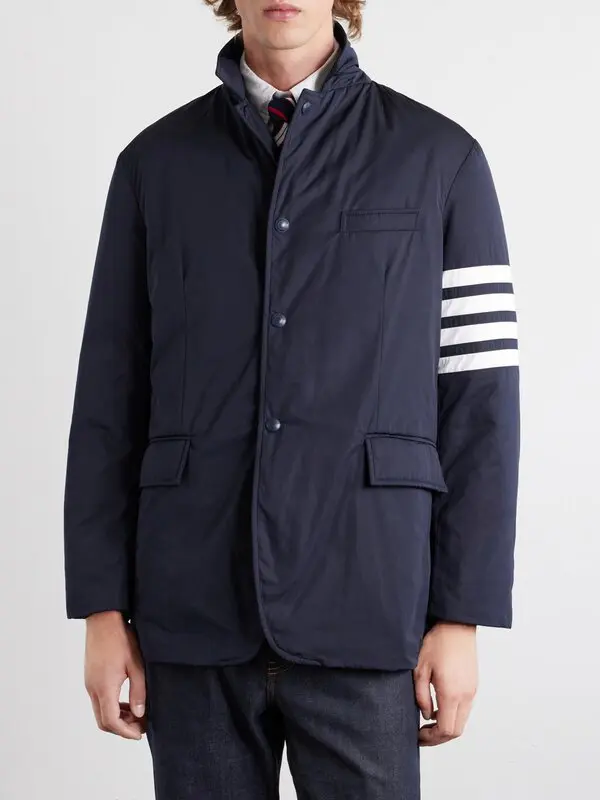 Thom Browne Striped Shell Down Jacket