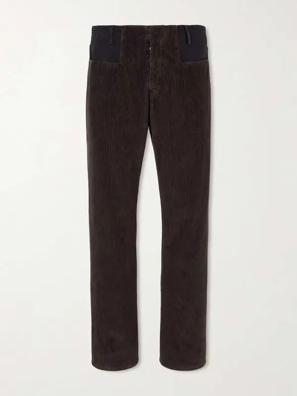 MAISON MARGIELA Straight-leg Cotton-corduroy Trousers