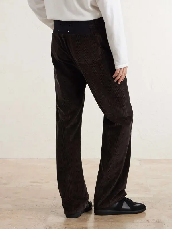 MAISON MARGIELA Straight-leg Cotton-corduroy Trousers