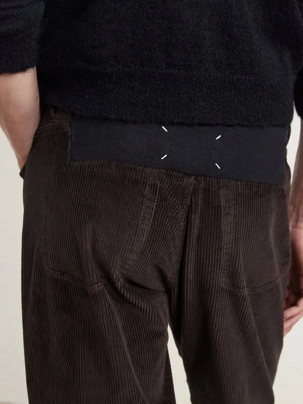 MAISON MARGIELA Straight-leg Cotton-corduroy Trousers