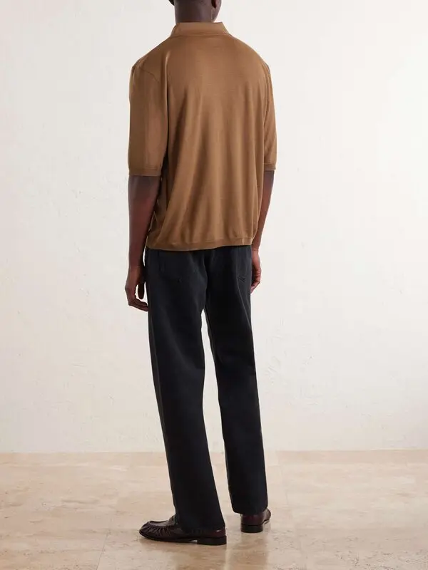 Saint Laurent Wool Polo Shirt