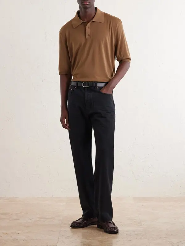 Saint Laurent Wool Polo Shirt