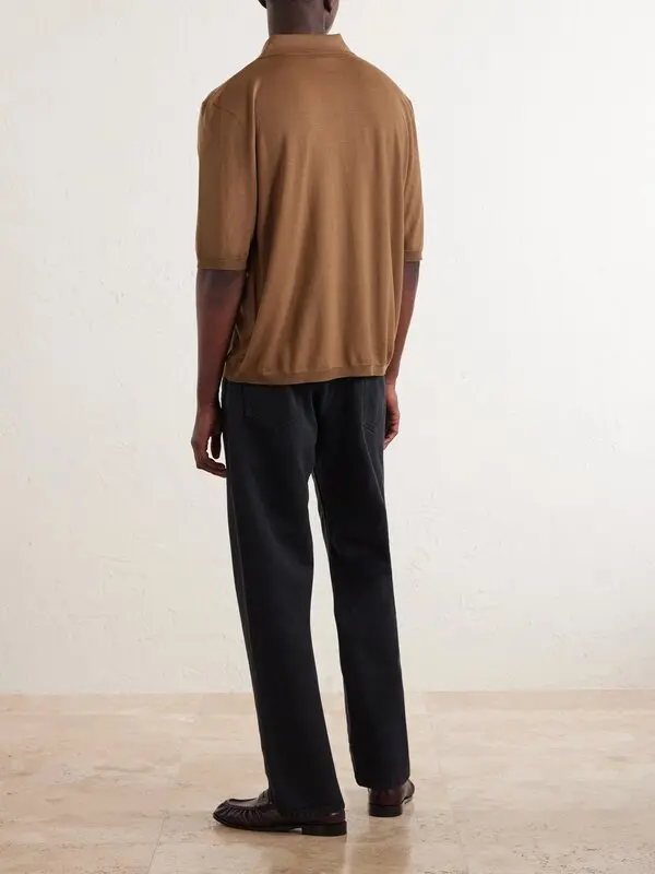 Saint Laurent Wool Polo Shirt
