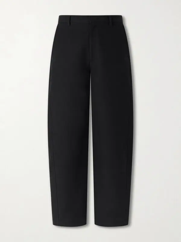 Givenchy Straight-leg Cotton-twill Trousers - Black