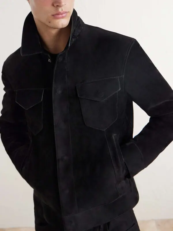 TOM FORD Slim-fit Suede Jacket