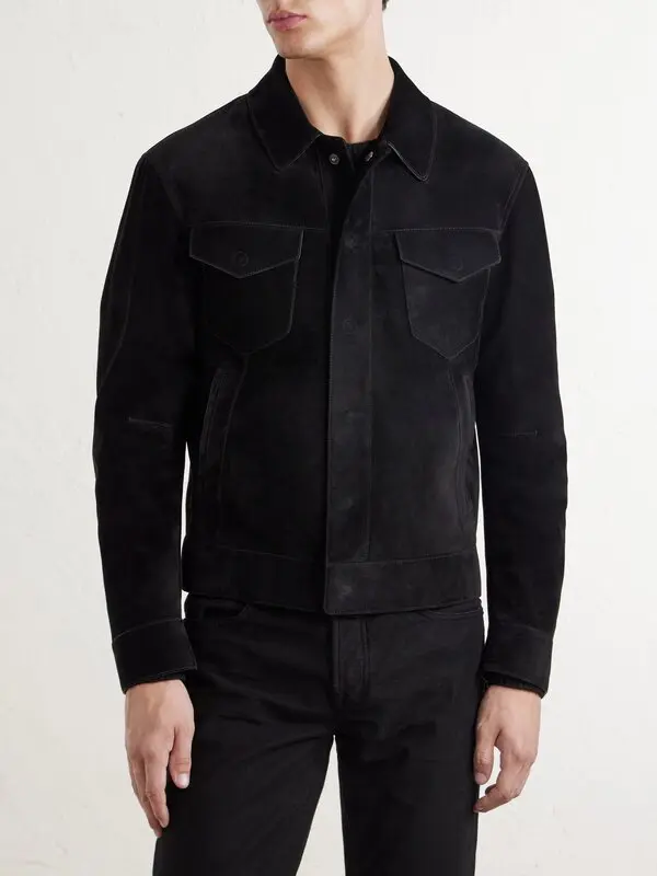 TOM FORD Slim-fit Suede Jacket