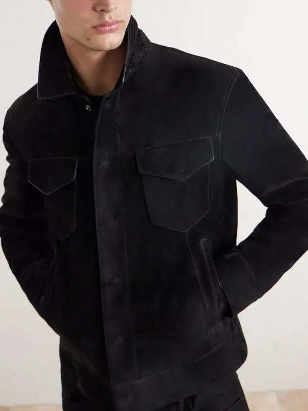 TOM FORD Slim-fit Suede Jacket