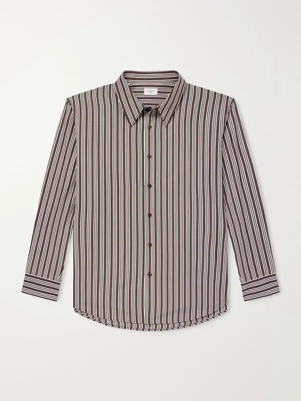 Saint Laurent Striped Cotton Shirt