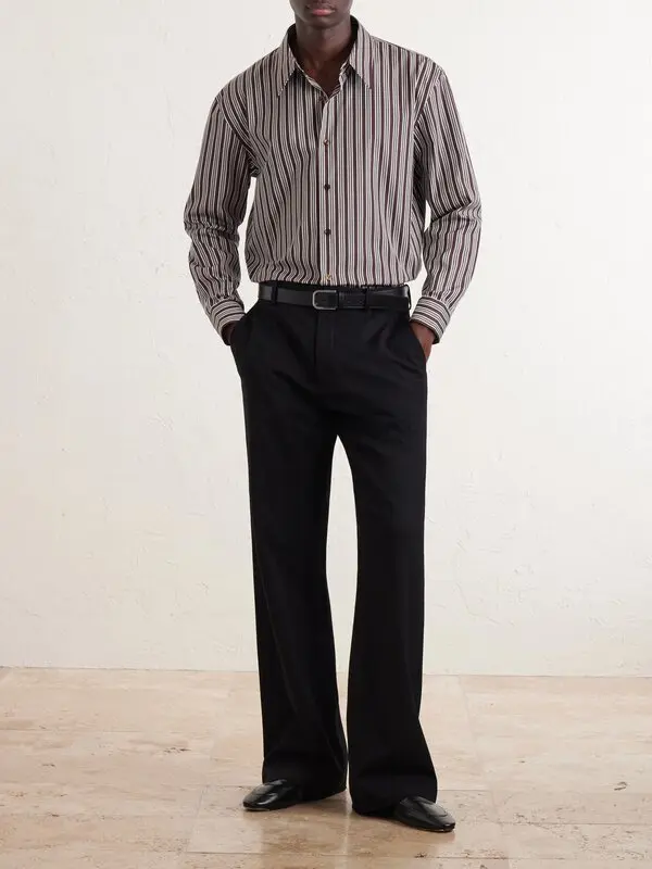 Saint Laurent Striped Cotton Shirt