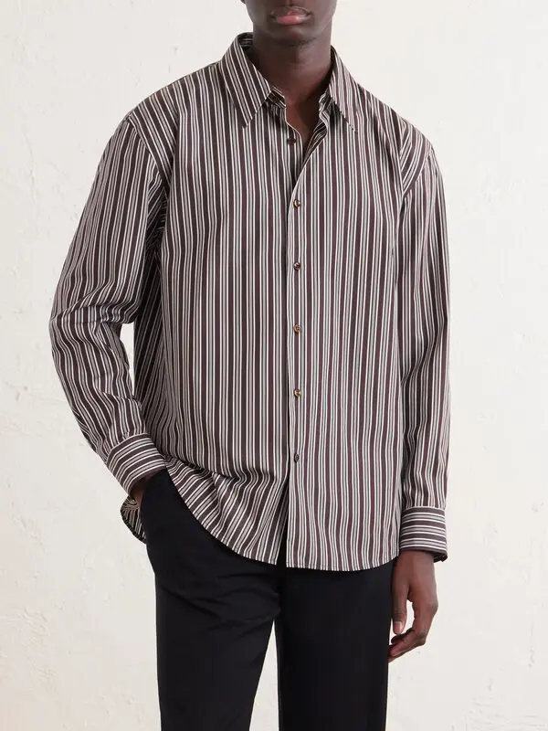 Saint Laurent Striped Cotton Shirt
