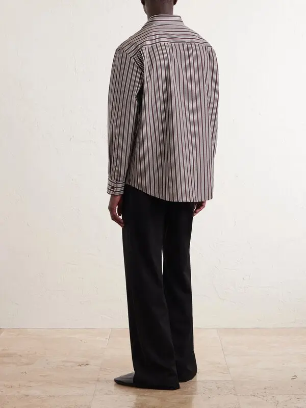 Saint Laurent Striped Cotton Shirt