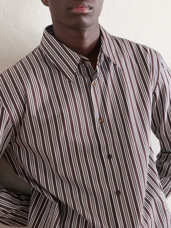 Saint Laurent Striped Cotton Shirt