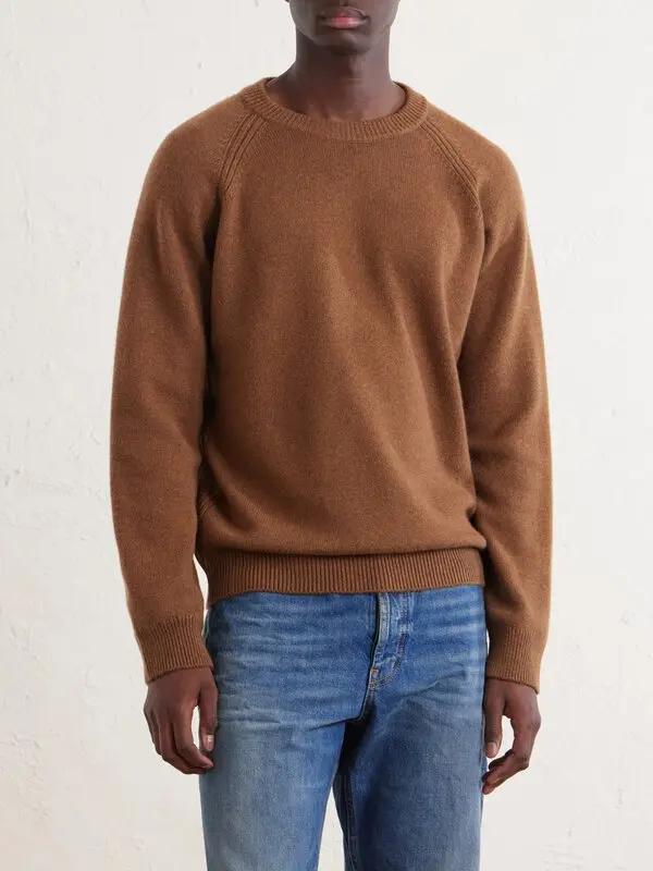 Saint Laurent Cashmere Sweater - Brown