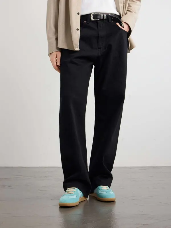 MAISON MARGIELA Replica Leather And Suede Sneakers
