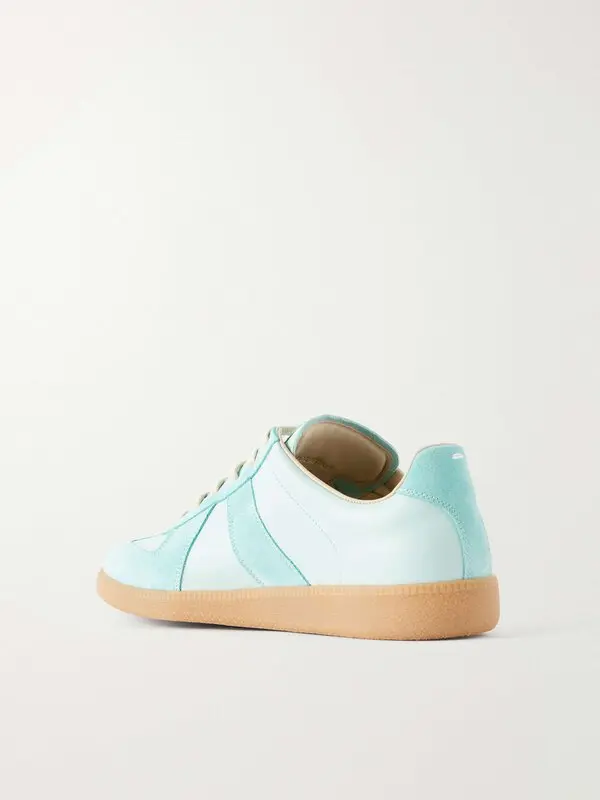 MAISON MARGIELA Replica Leather And Suede Sneakers