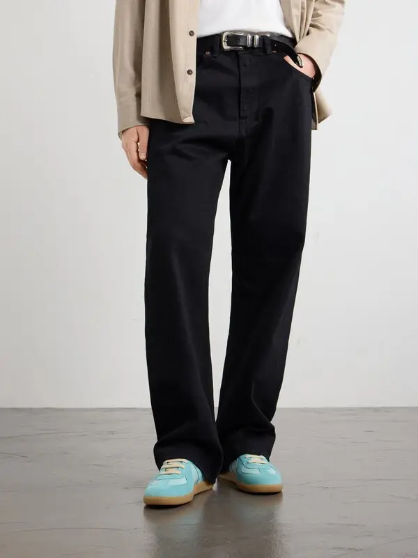 MAISON MARGIELA Replica Leather And Suede Sneakers