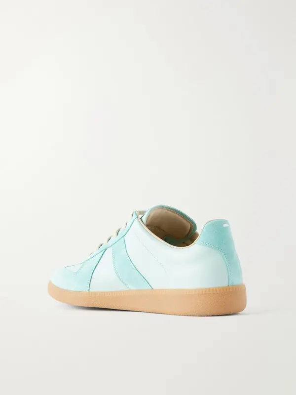 MAISON MARGIELA Replica Leather And Suede Sneakers