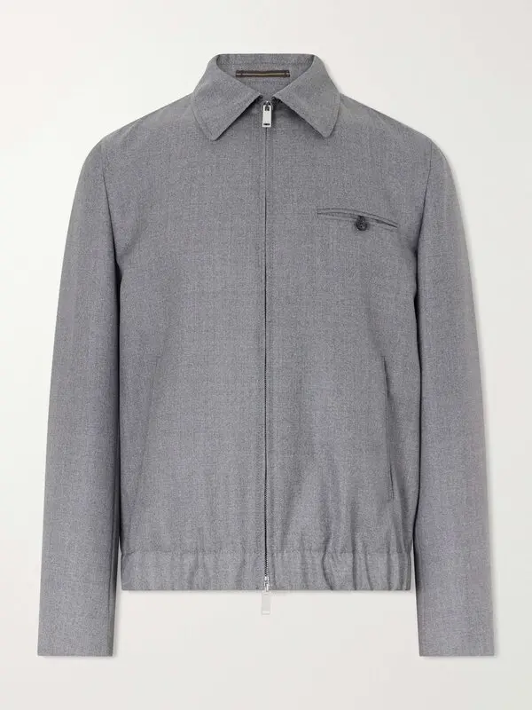 SLOWEAR Montedoro Il Primo Wool-canvas Bomber Jacket
