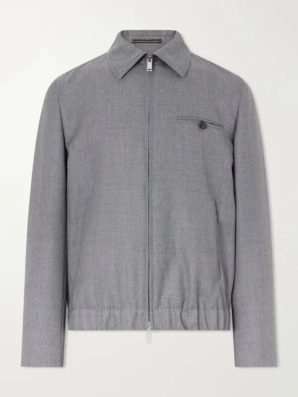 SLOWEAR Montedoro Il Primo Wool-canvas Bomber Jacket