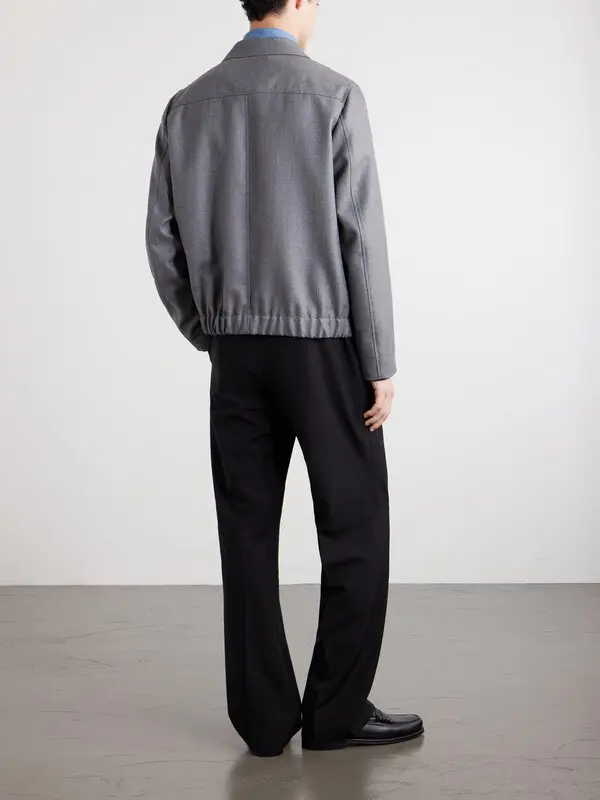 SLOWEAR Montedoro Il Primo Wool-canvas Bomber Jacket