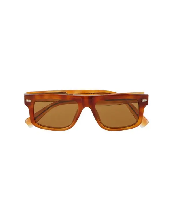 Brunello Cucinelli Square-frame Acetate Sunglasses - Brown
