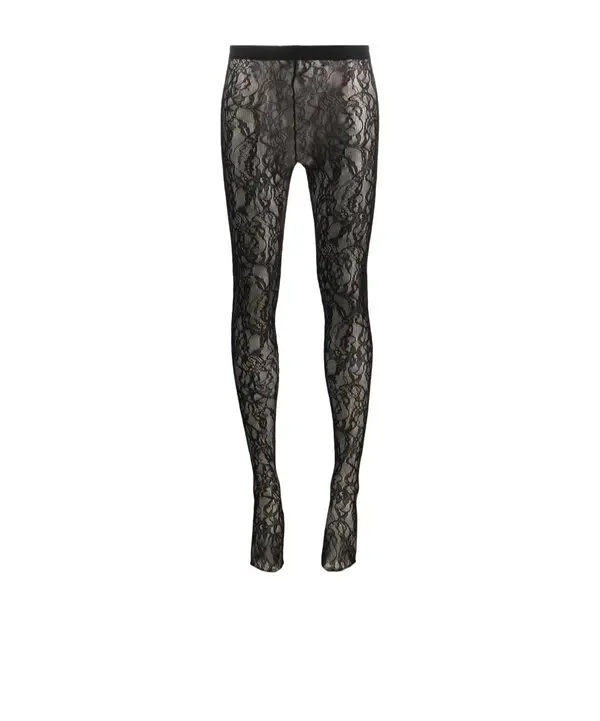 Wardrobe.NYC Floral-lace Tights