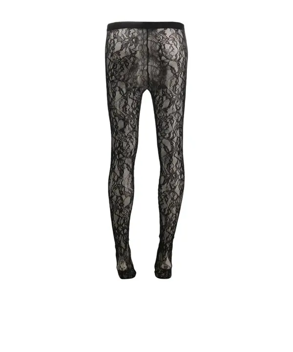 Wardrobe.NYC Floral-lace Tights