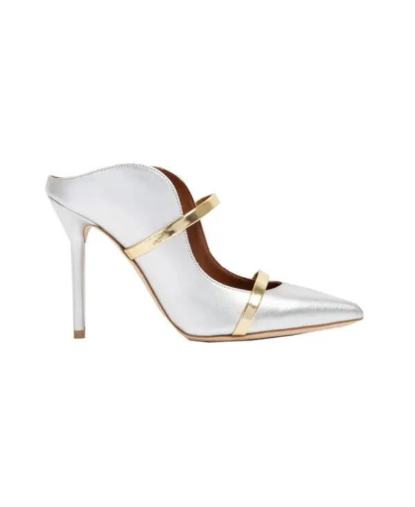 MALONE SOULIERS Maureen 100 Mules - White
